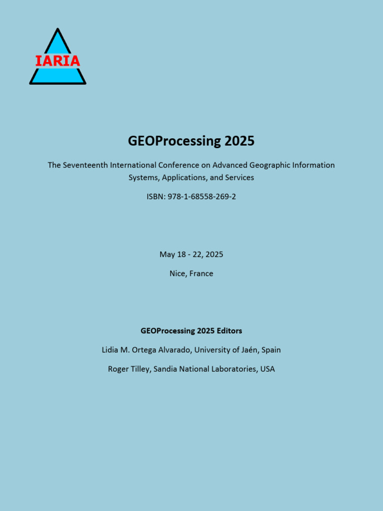 Geoprocessing 2025 Title | PDF