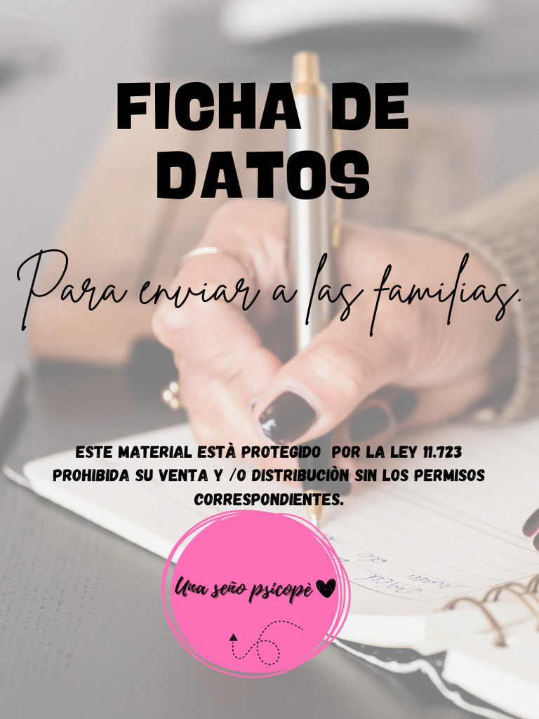 Ficha de Datos del Estudiante y Tutores | PDF