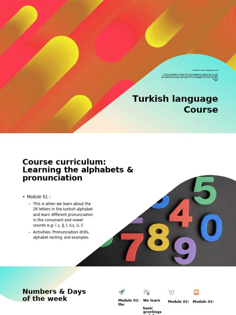 Turkish Language Course | PDF | Languages Of Asia | Languages Of Europe