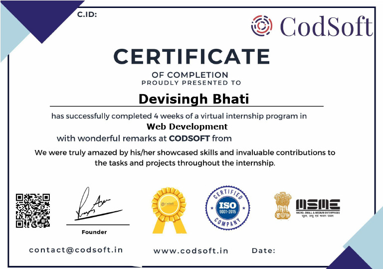Devisingh Codsoft | PDF