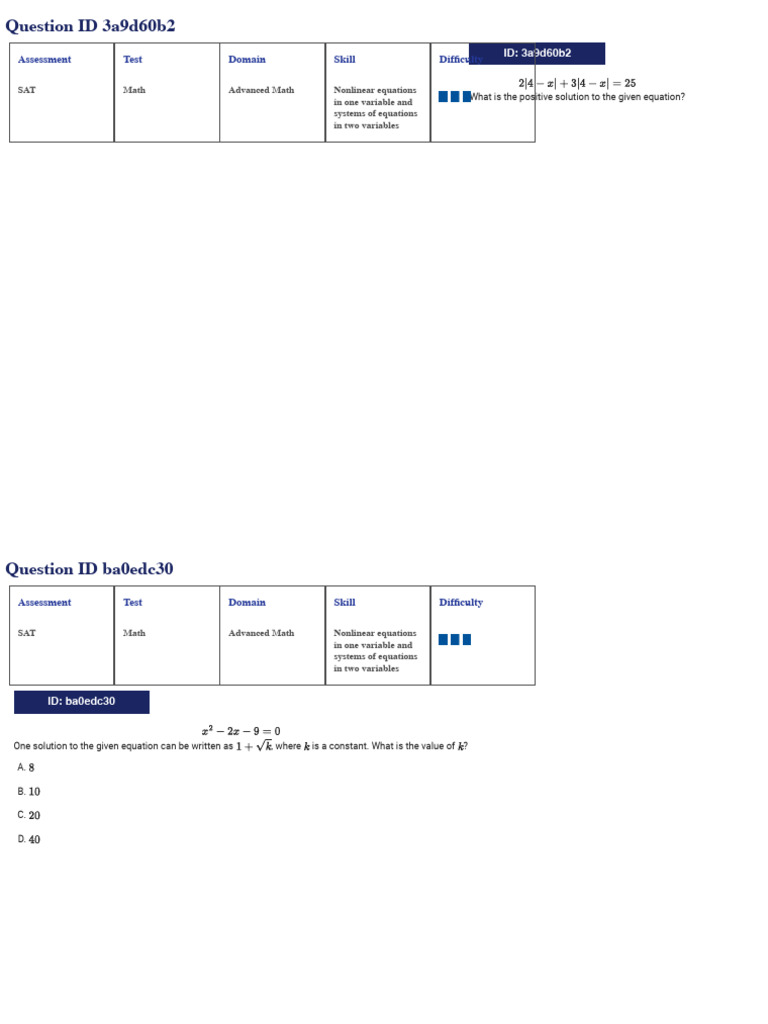 Maths Nonlinear Equations in One Variable and Systems of Equations in ...