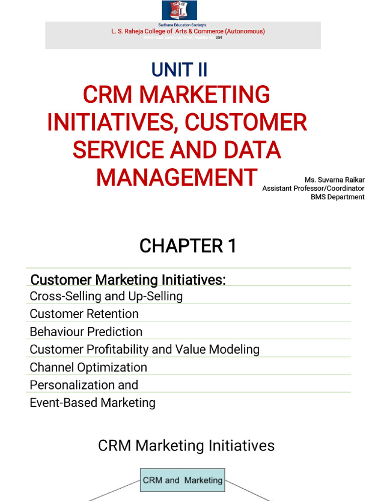 CRM Unit 2 | PDF
