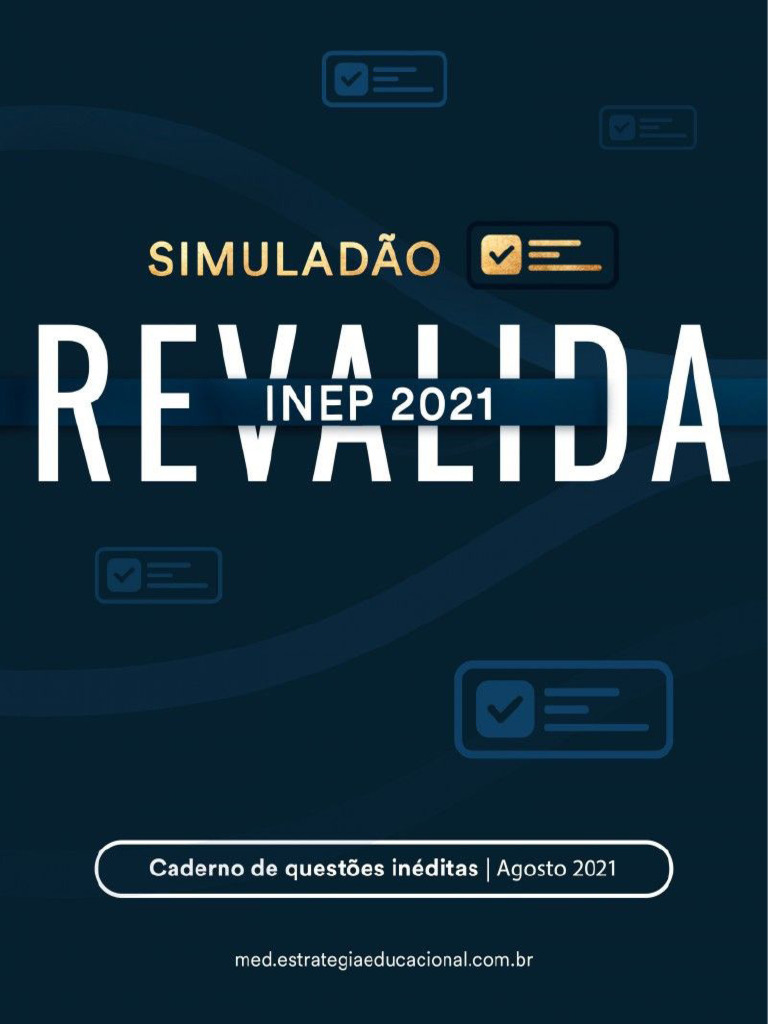 Simulado Revalida INEP 2021 - Clínica Médica | PDF | Gravidez | Câncer ...