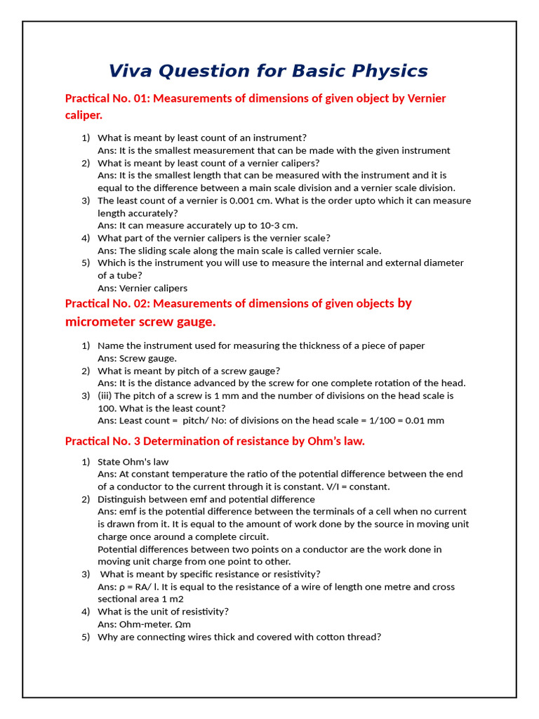 List of Question - Physics | PDF | P–N Junction | Semiconductors