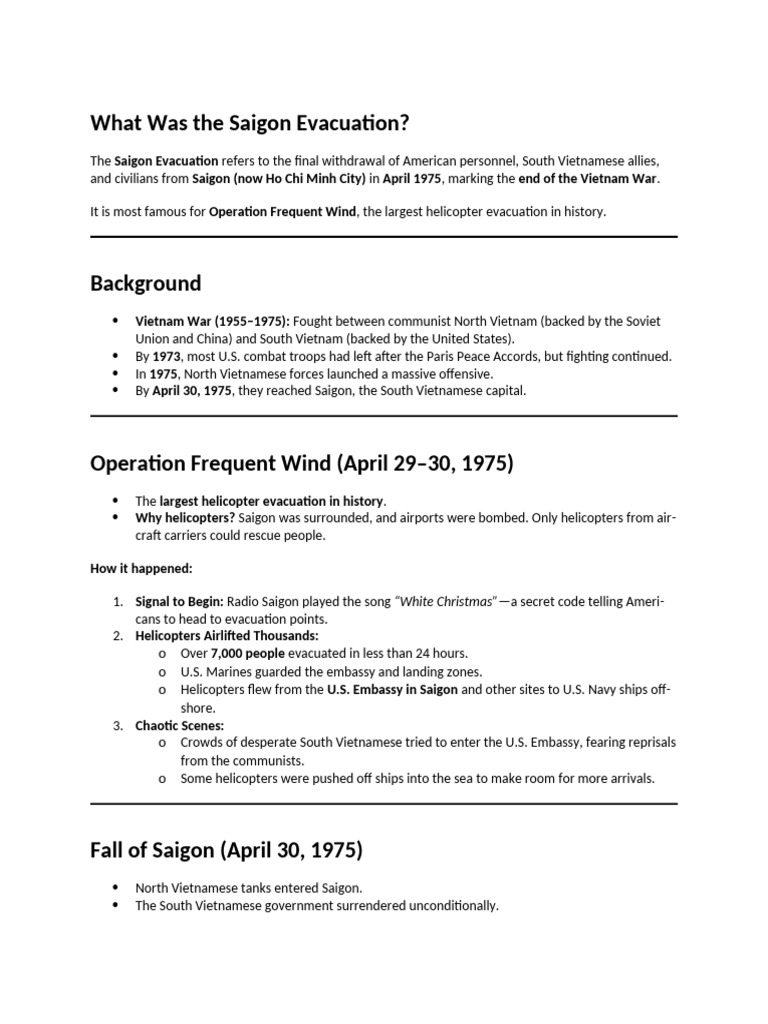 Fall of Saigon | PDF | South Vietnam | Ho Chi Minh City