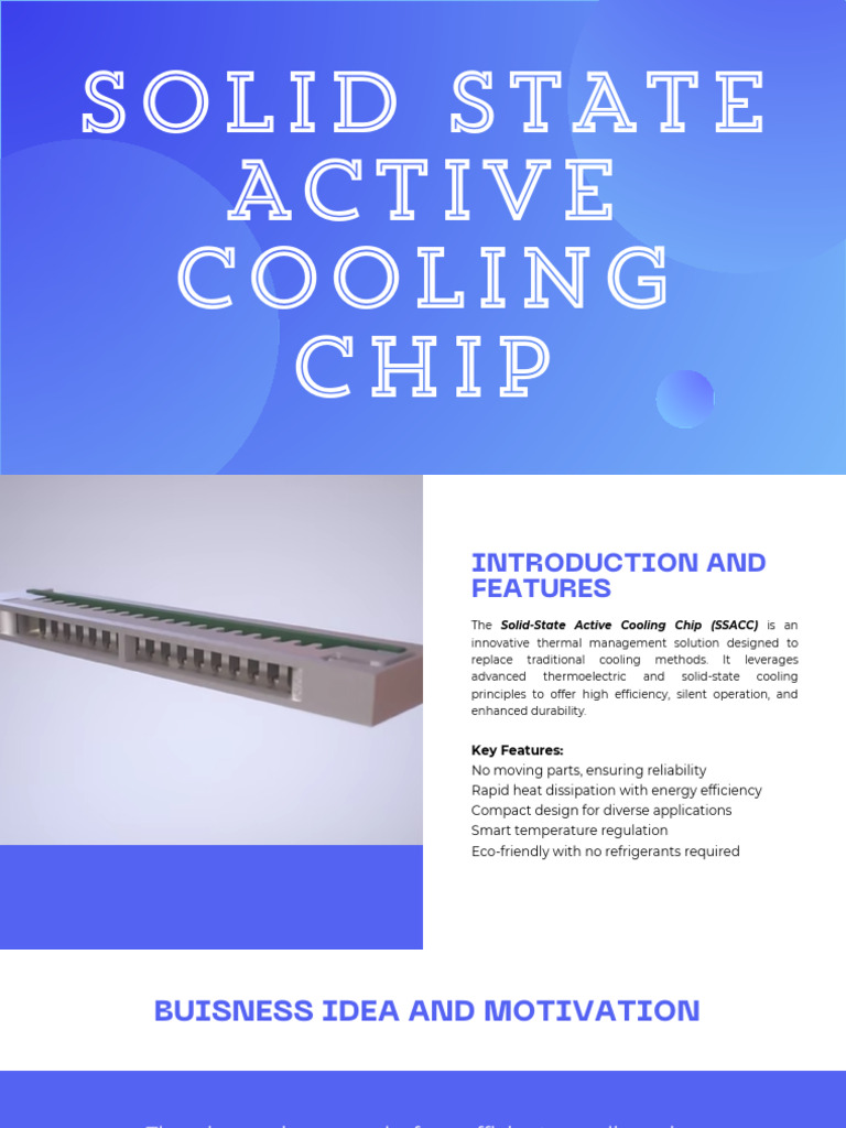 Solid-State Active Cooling Chip Overview | PDF | Efficient Energy Use | Ion
