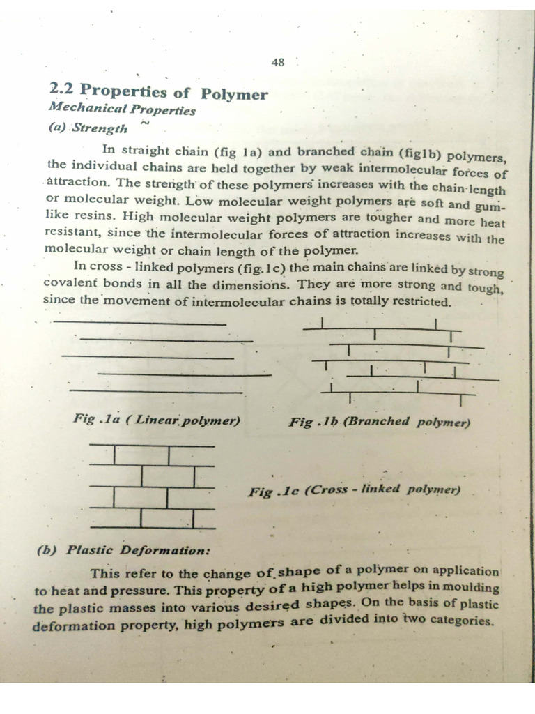 Elective - Polymer Chem. - Unit III & Unit IV | PDF