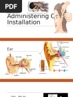 Otic Medication Administration Guide | PDF | Ear | Medicine