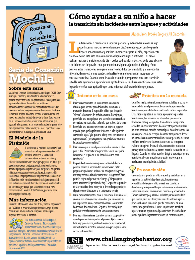 Transitions Spanish | PDF