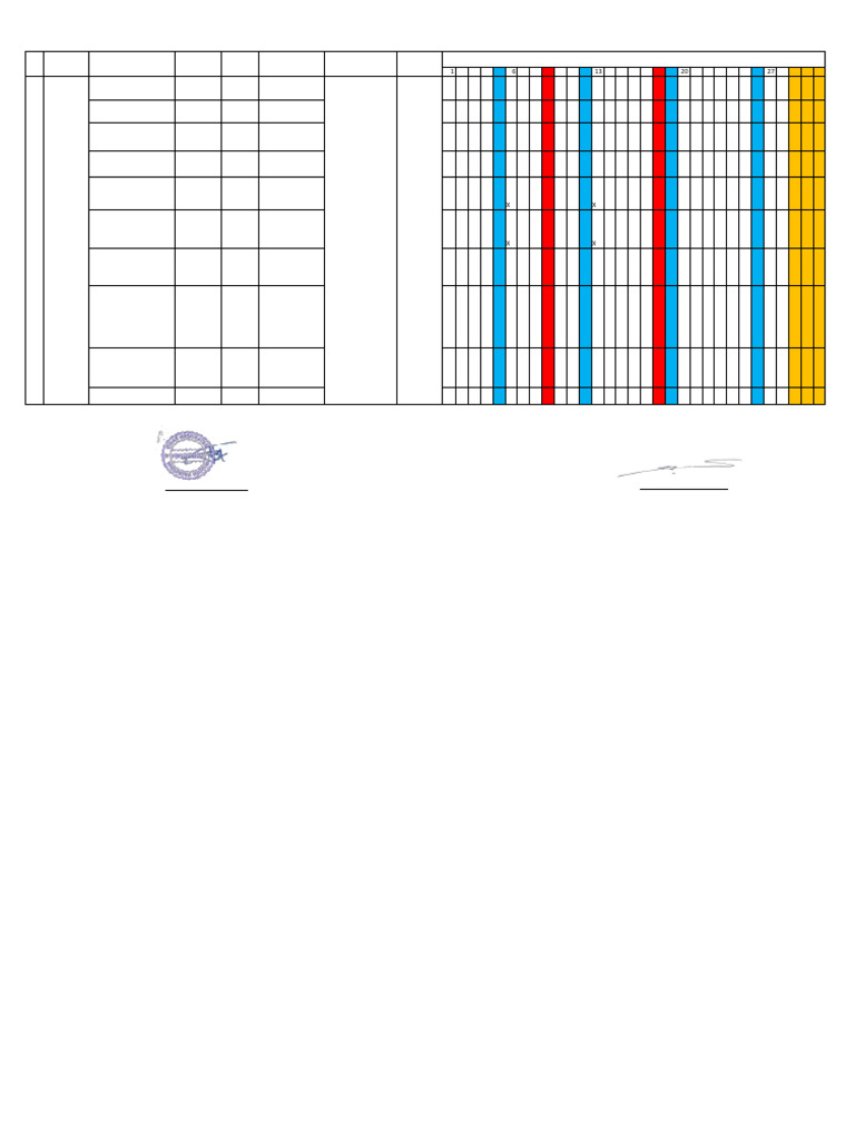 Jadwal Kegitan Harian 2023 TTD | PDF