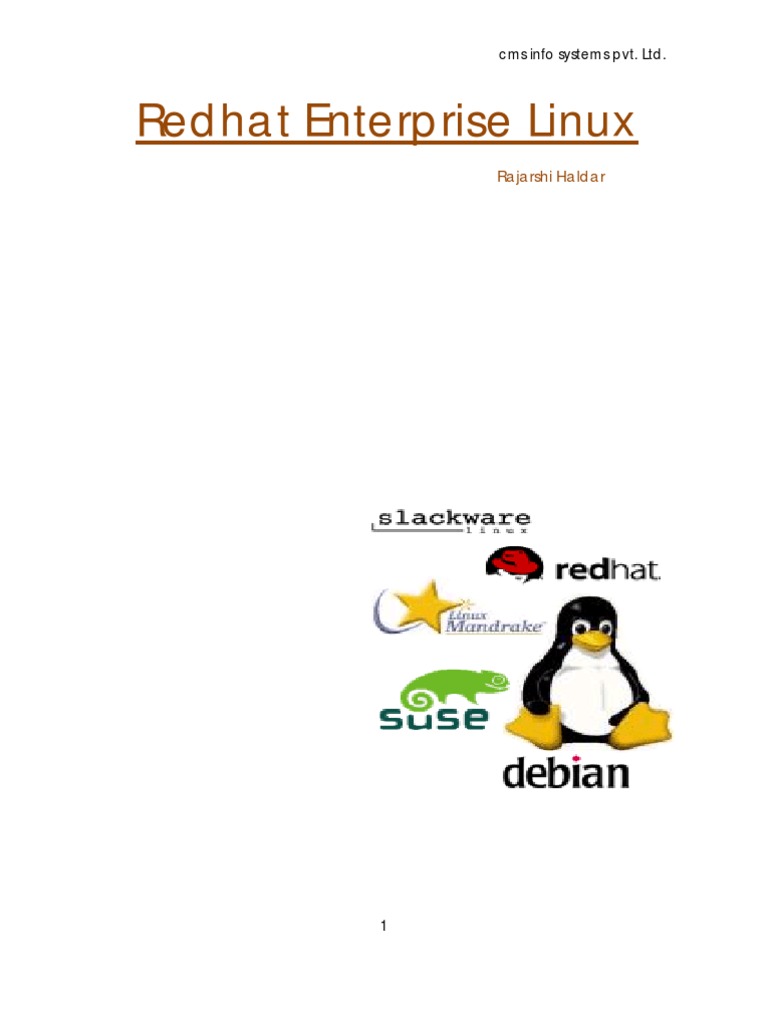 Redhat Enterprise Linux: Rajarshi Haldar | PDF | Linux Distribution | Computer File
