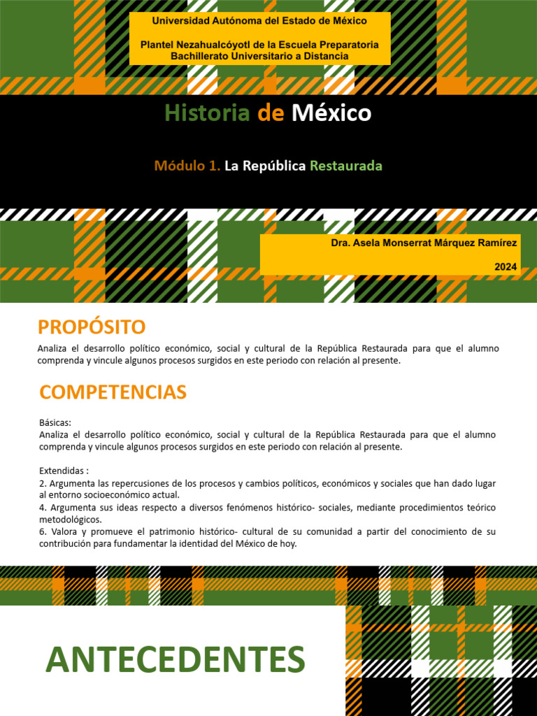 La República Restaurada | PDF | Politica de mexico | México