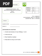 Graad 6 - Werkopdrag 1 Getalsinne Numeriese en Geometriese Patrone | PDF