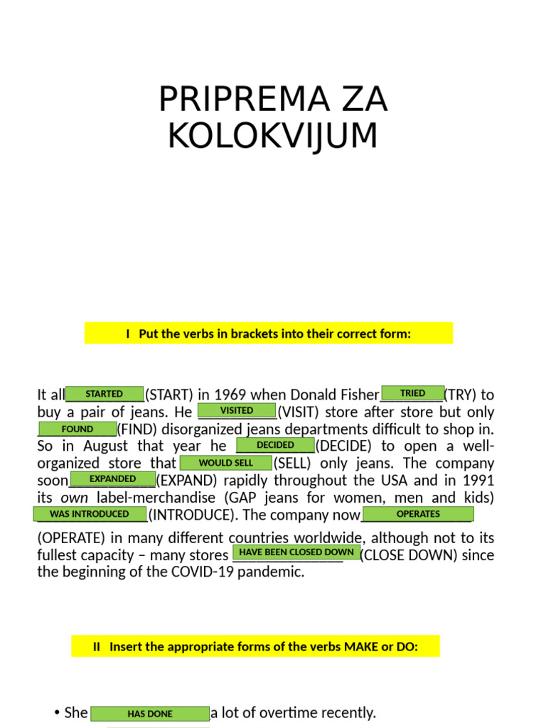 Priprema Za Kolokvijum | PDF | Affirmative Action | Business