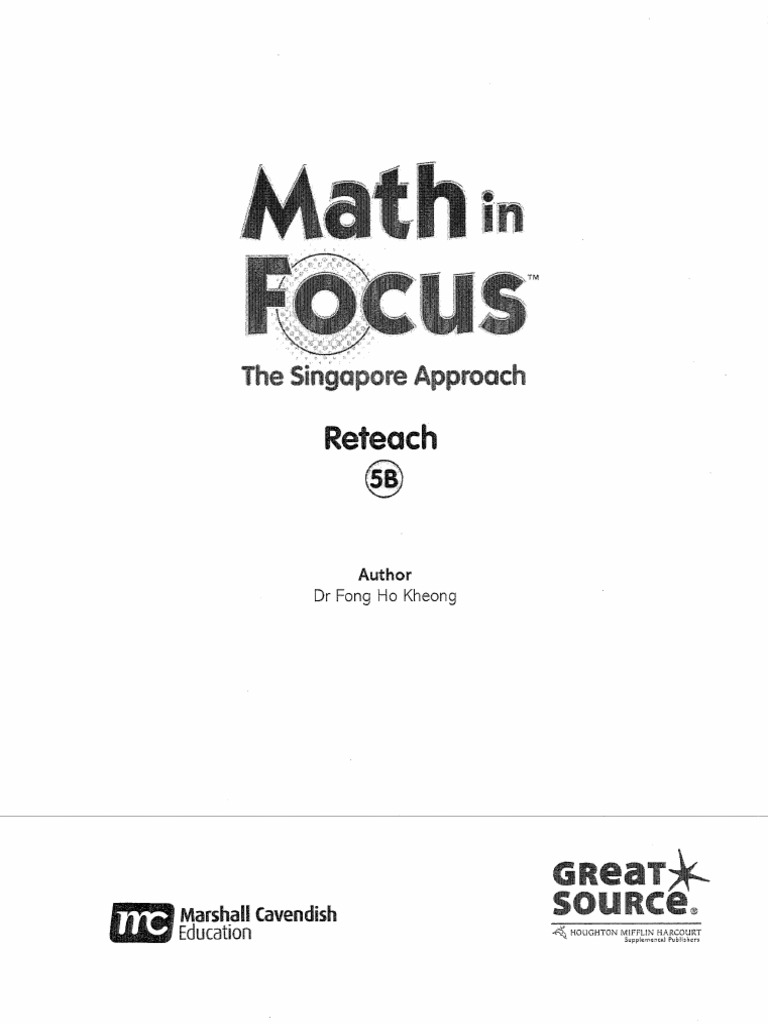 Math in Focus - 5B - Workbook - AK | PDF