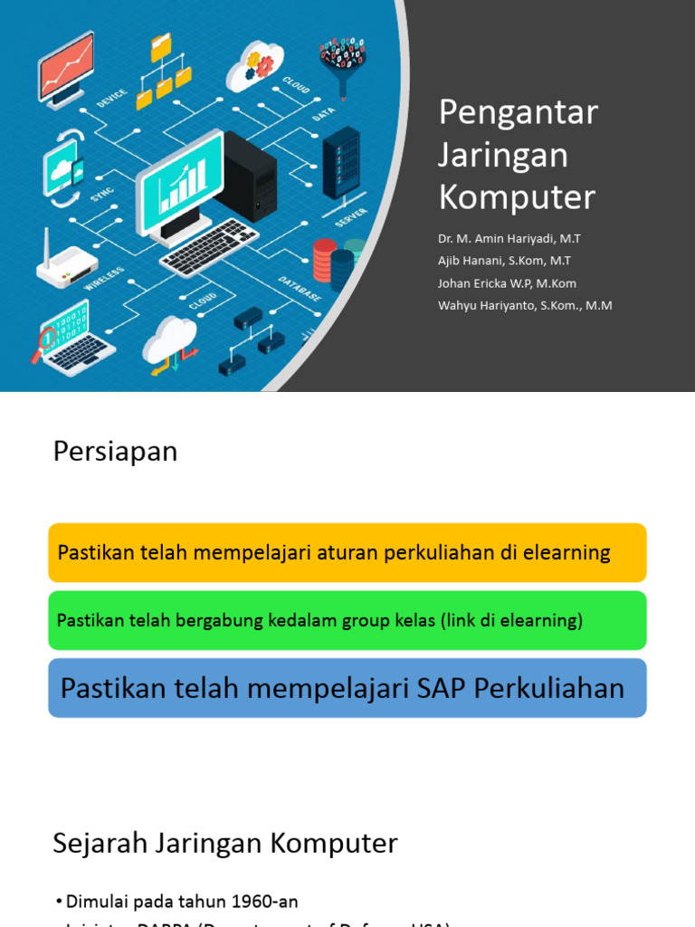 Materi Pertemuan 1 Pengantar Jaringan Komputer Pdf