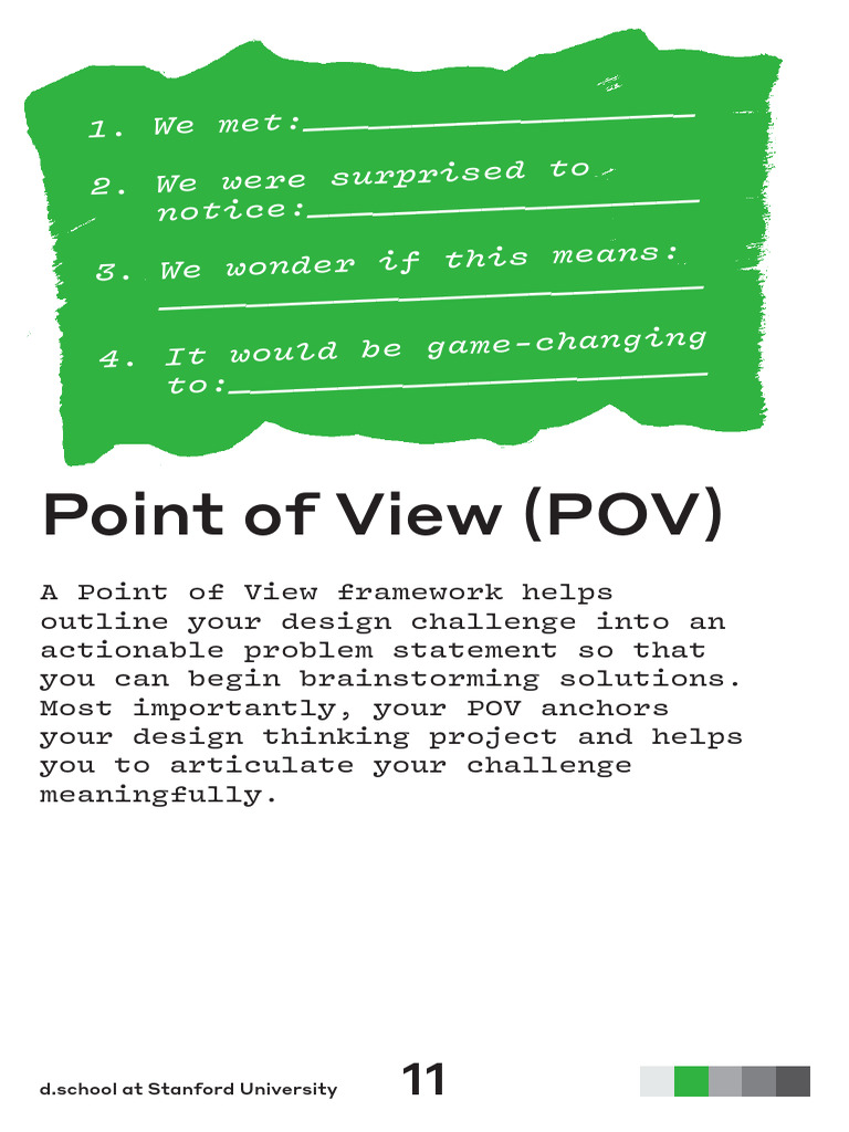 4.2. Point of View Statement | PDF