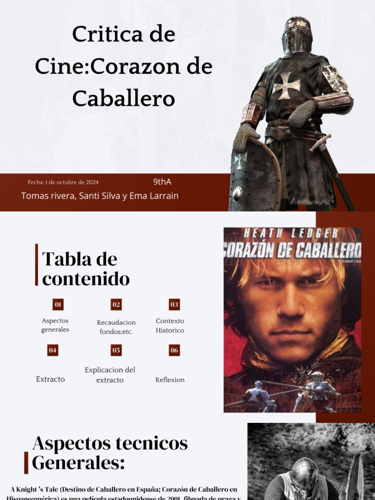 Critica de CineCorazon de Caballero | PDF