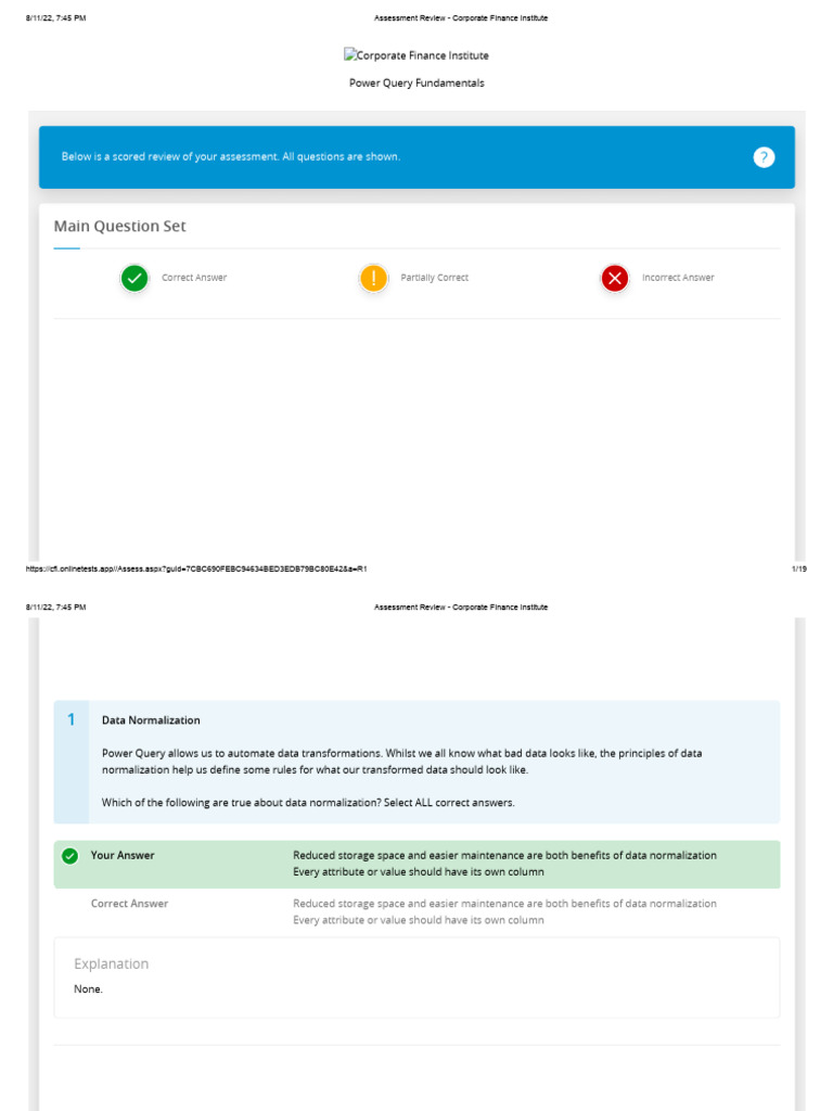 Power Query Assessment Review | PDF | Comma Separated Values | Parameter (Computer Programming)