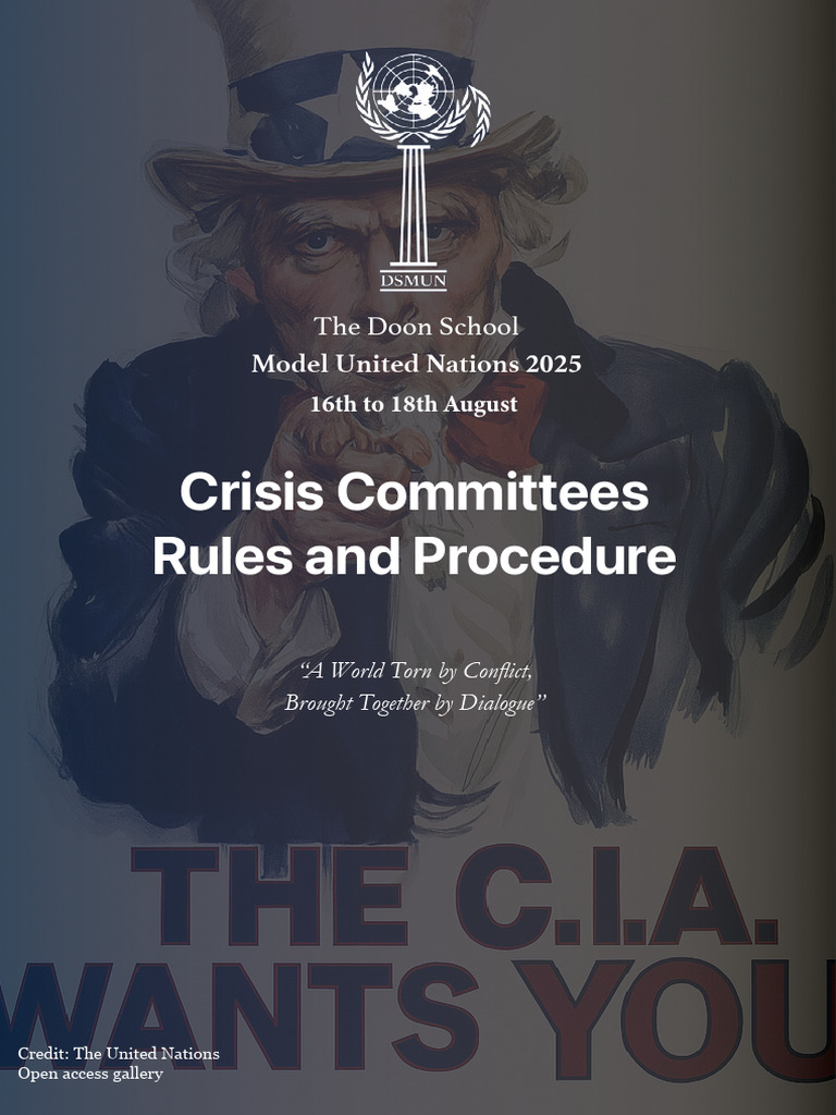 Crisis Committees Rules and Procedure | PDF