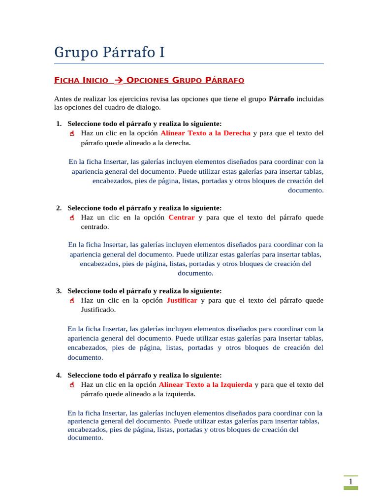 W02 - Dar Formato A Textos en Word Con Opciones de Párrafo | PDF