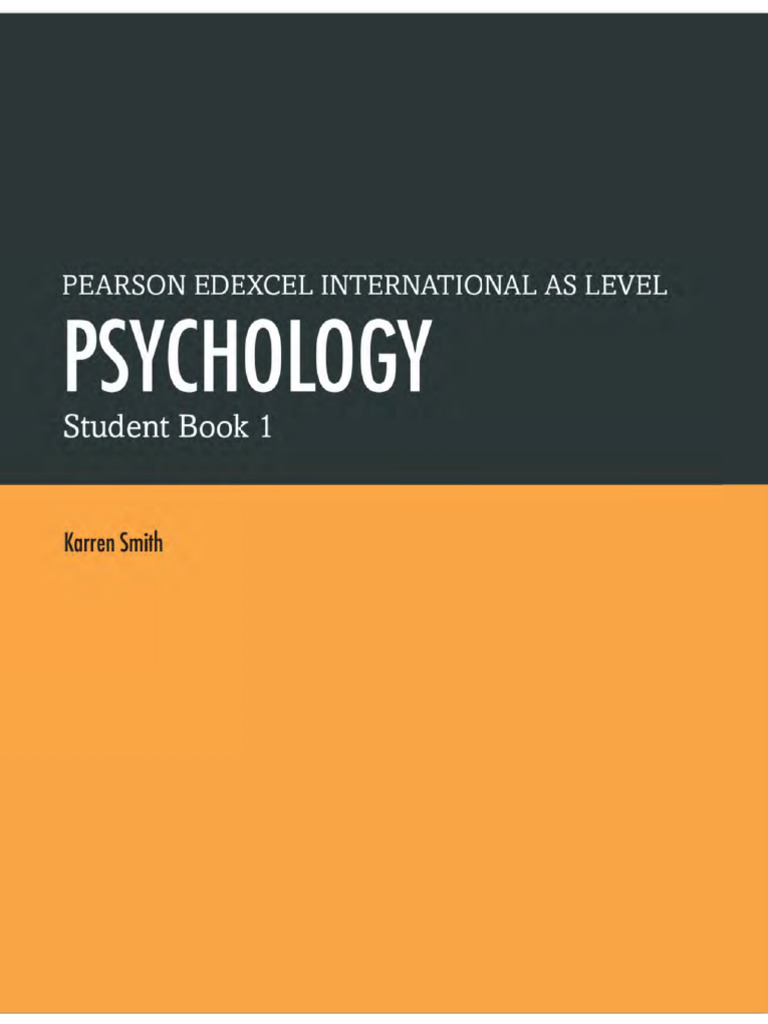Psychology Textbook 1 | PDF