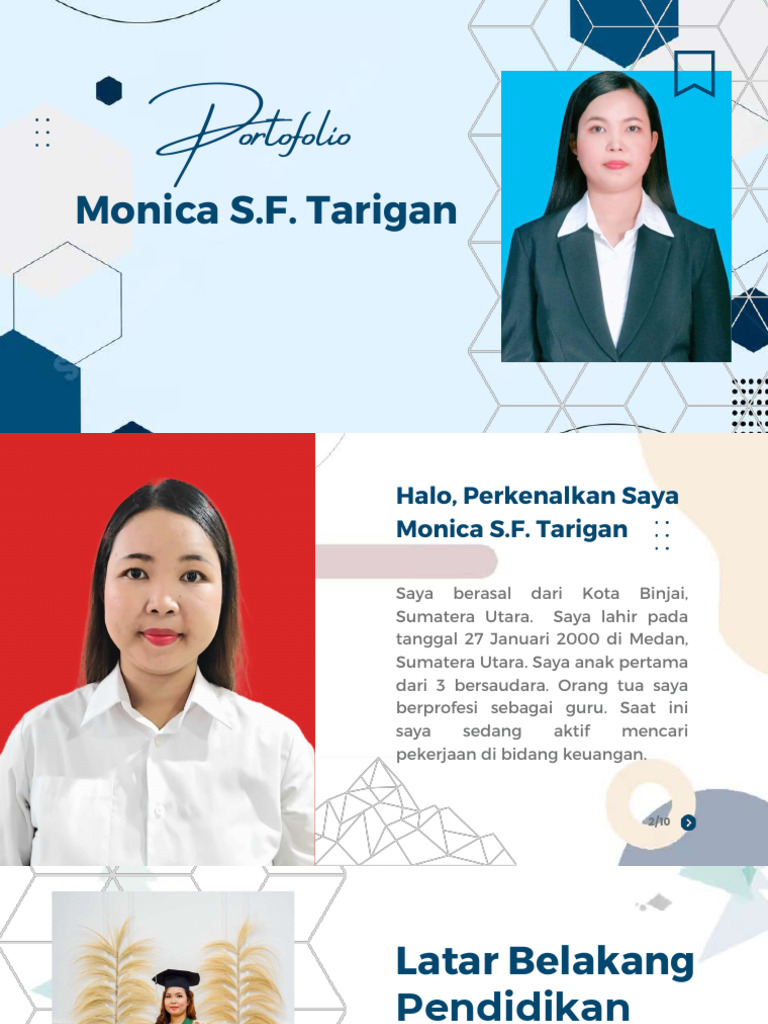 Portofolio Monica S.F. Tarigan | PDF