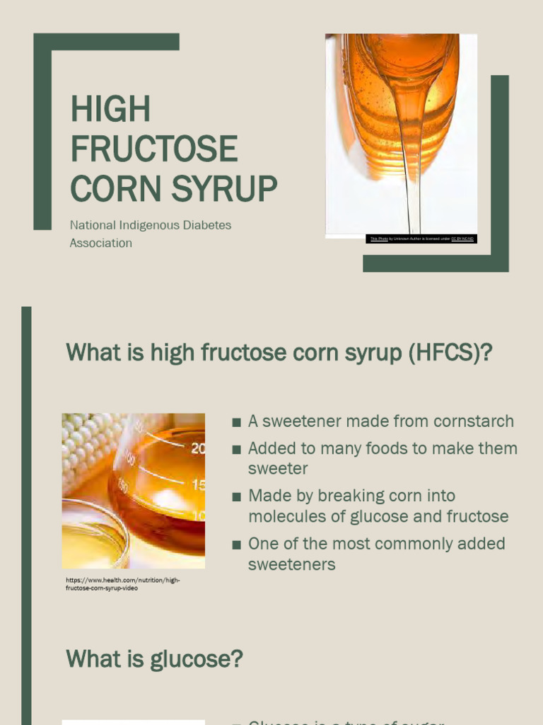 High Fructose Corn Syrup | PDF | Fructose | Sugar