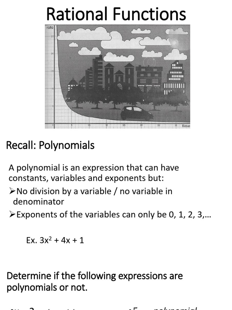 Understanding Rational Functions and Domains | PDF | Asymptote | Polynomial