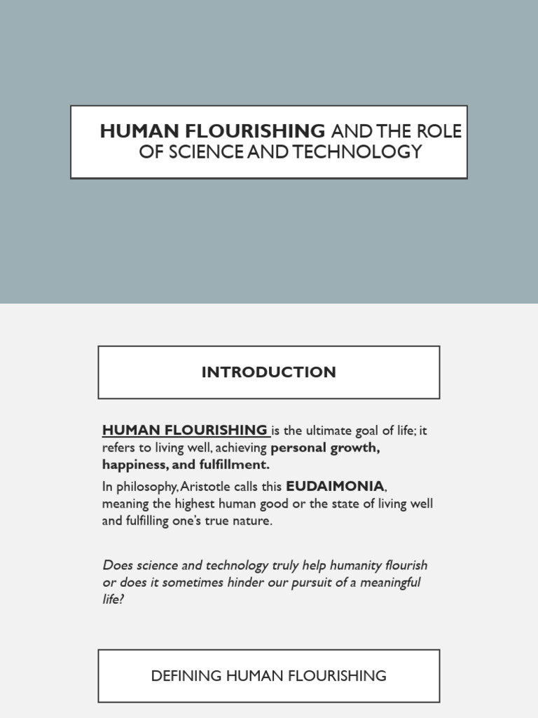 Copy of Human-Flourishing | PDF | Liberal Arts Education