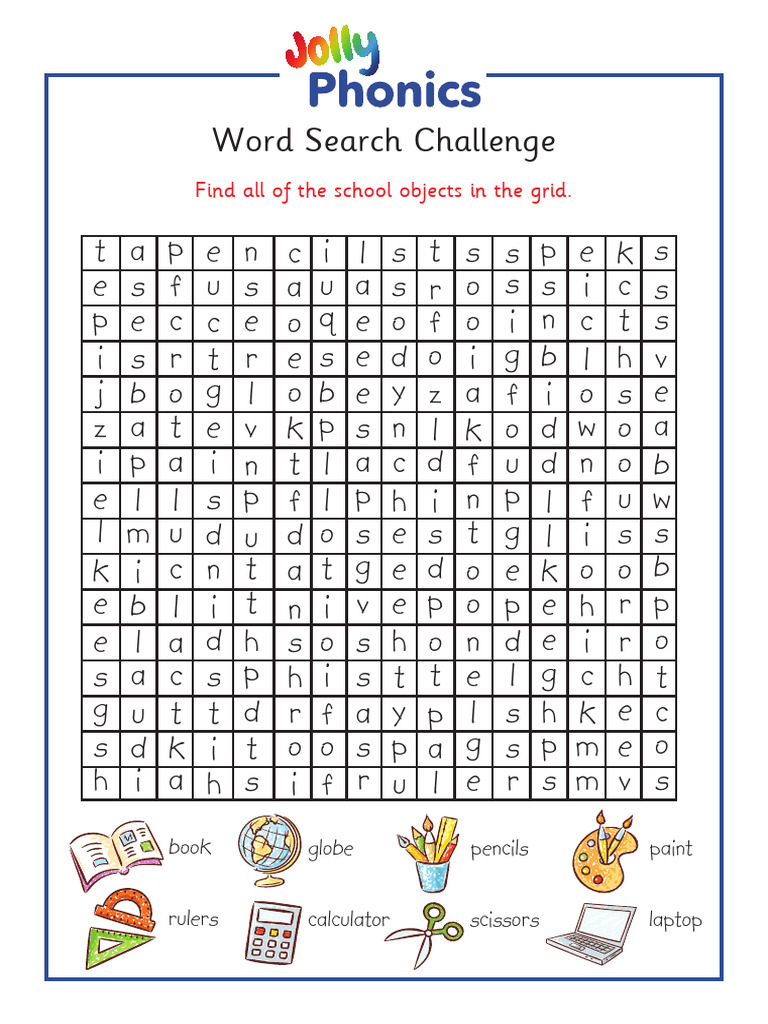 Word Search Challenge 3 | PDF