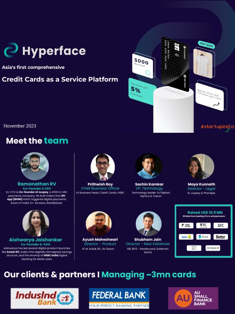 Hyperface Prepaid Solution | PDF | Credit Card | Fee