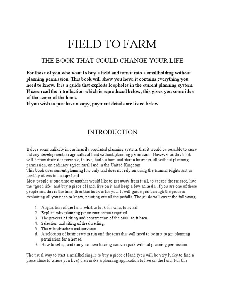 Field To Farm | PDF | Economies | Business (General)