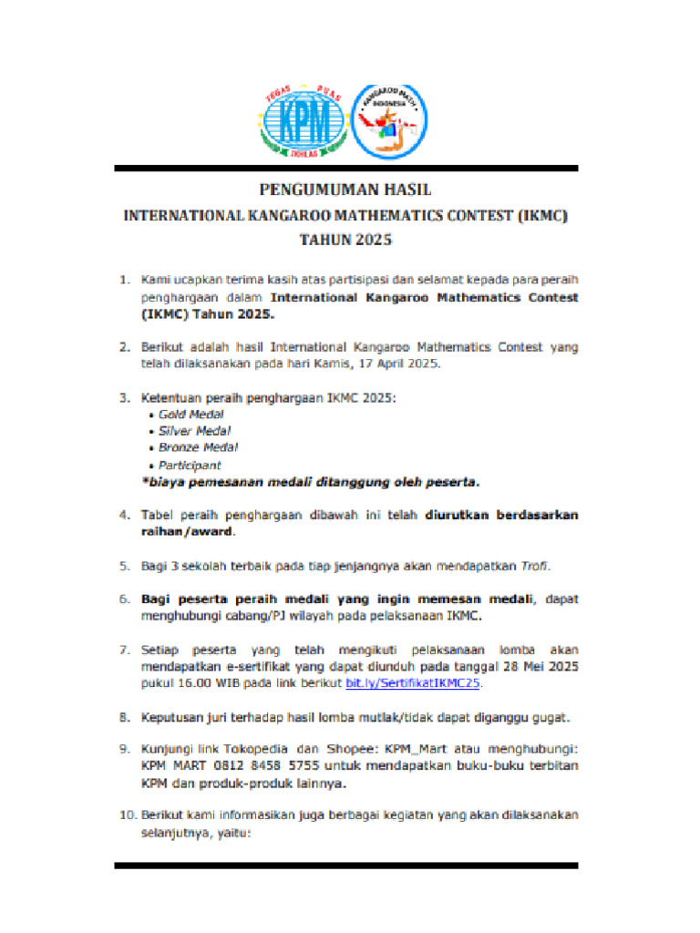 SK IKMC 2025 - Dian Mega Sari | PDF