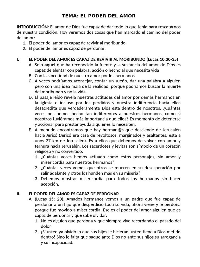 El Poder Transformador del Amor | PDF | Amor