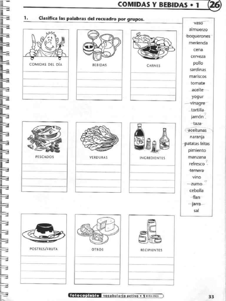 Comidas y Tiendas | PDF