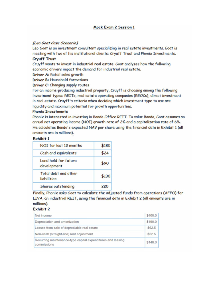 Mock 2 Session 1 - DONE | PDF