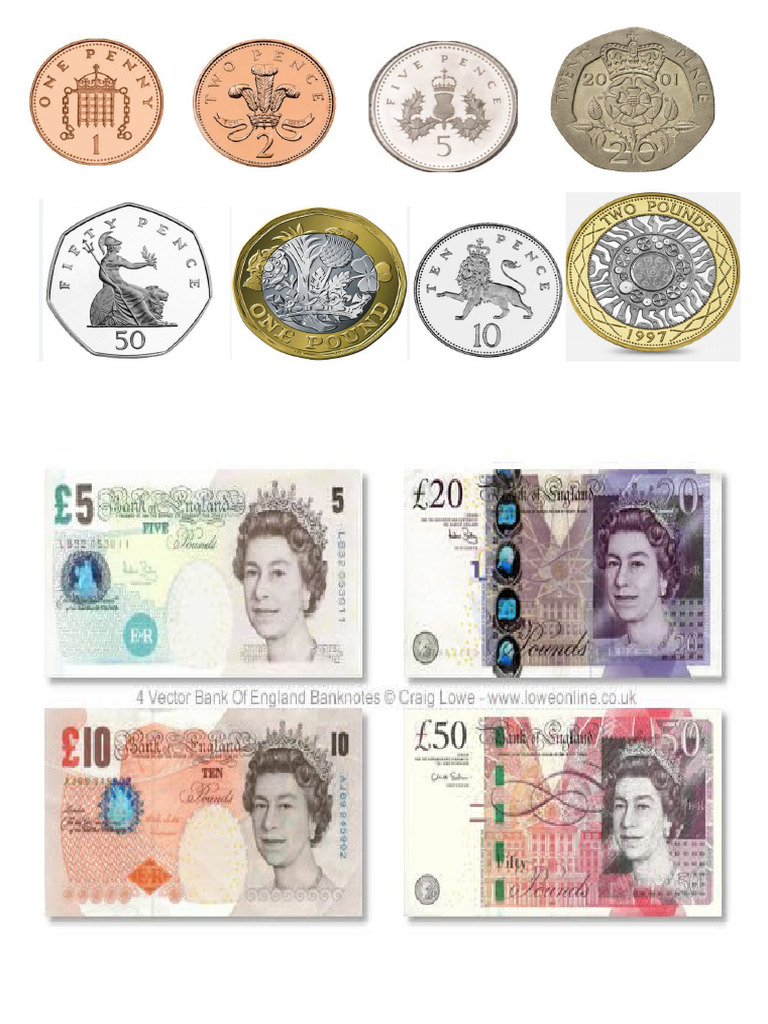 Money (Coins and Notes) | PDF