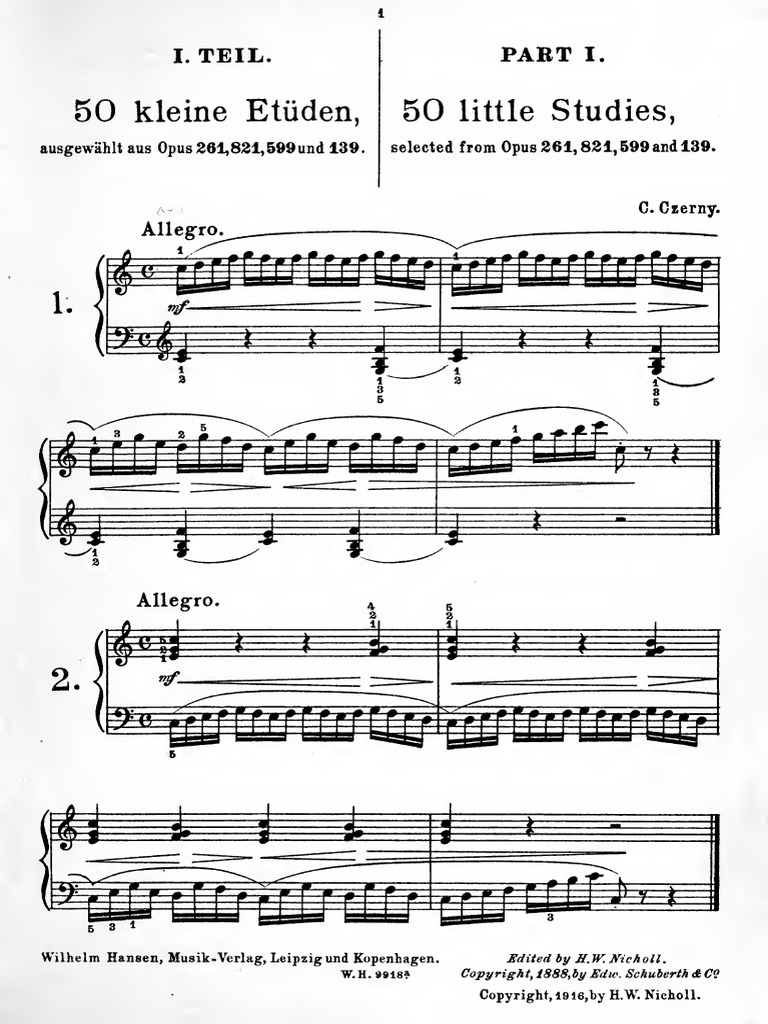 11 Pdfcoffee - Com Czerny Germer Vol I y II PDF Free | PDF