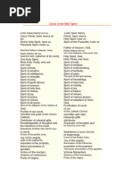 Litany for Poor Souls in Purgatory | PDF | Jesus | Purgatory