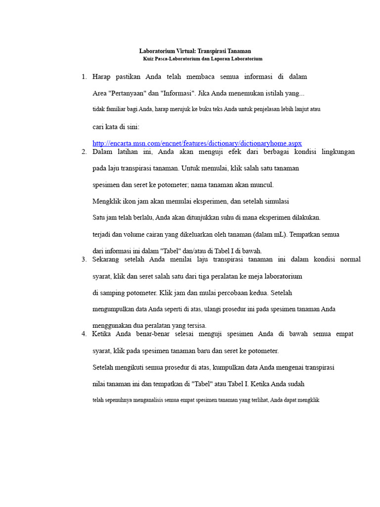 Laboratorium Virtual | PDF