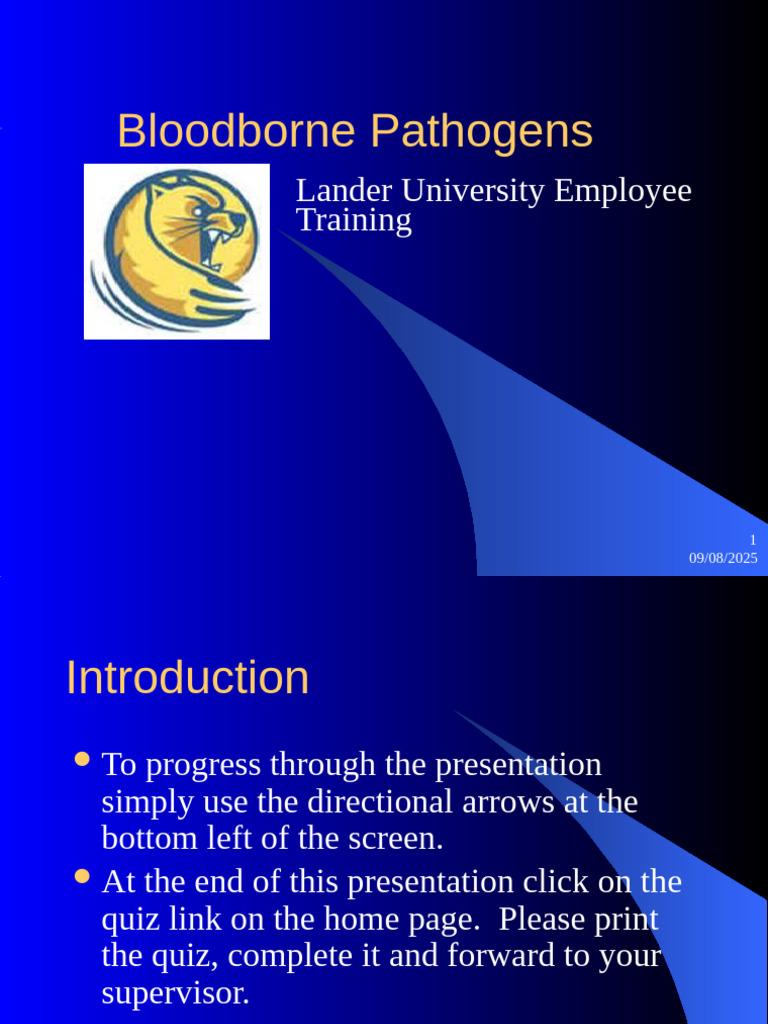 Bloodborne Pathogens Training | PDF | Hepatitis B | Hiv/Aids