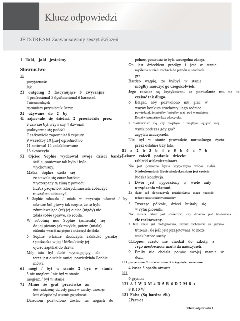 Podręcznik Anserk Klucze Zaawansowane PDF | PDF