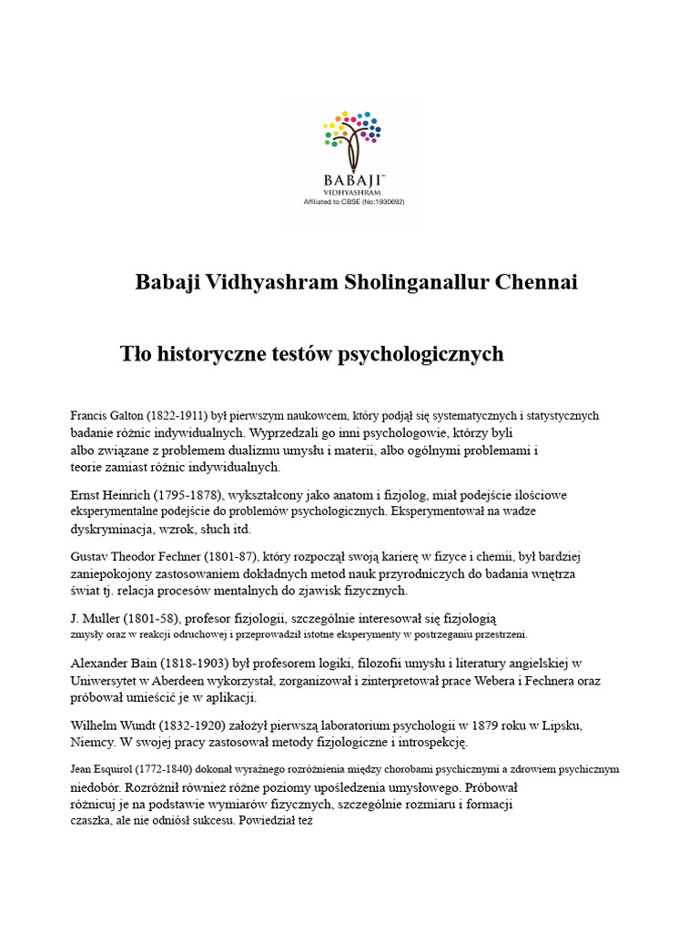 Podręcznik Praktyczny Z Psychologii - PYTANIA VIVA - Klasa 12 | PDF