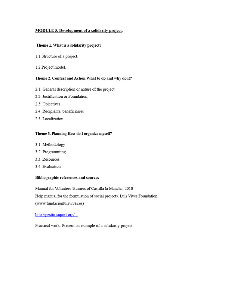 Guide to Developing Solidarity Projects | PDF | Evaluation | Budget
