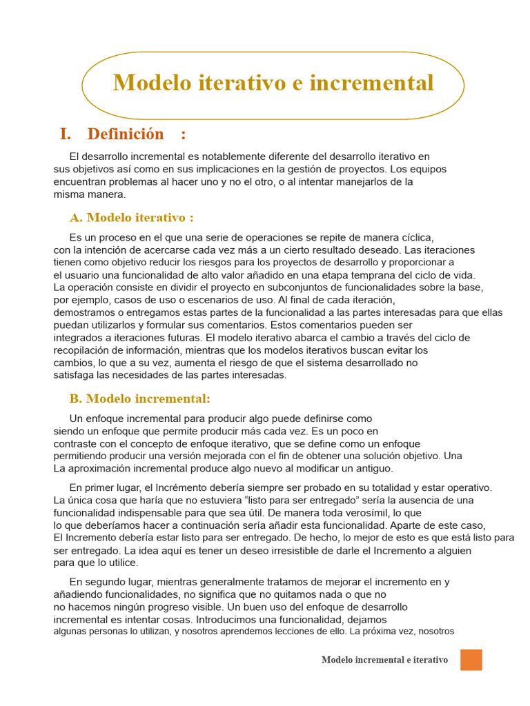 Modelo Iterativo e Incremental | PDF | Software | Ingeniería de software