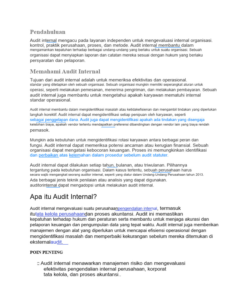 Pengantar Audit | PDF