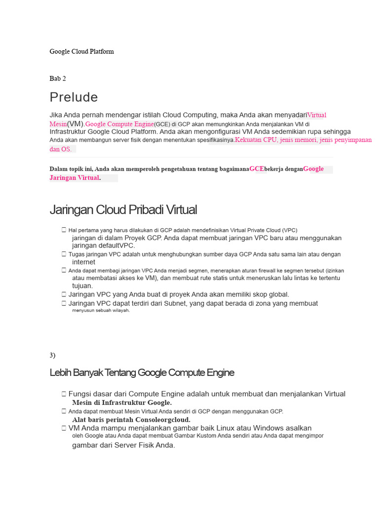 Google Cloud Platform | PDF