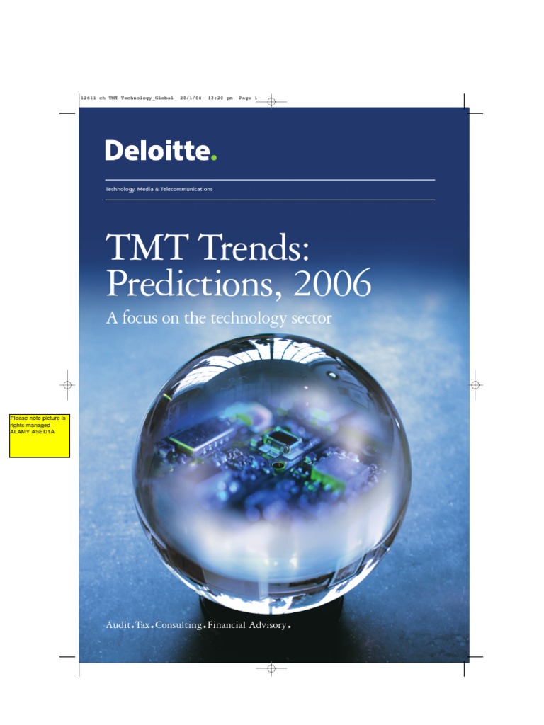 TMT Trends: Predictions, 2006: A Focus On The Technology Sector | PDF ...