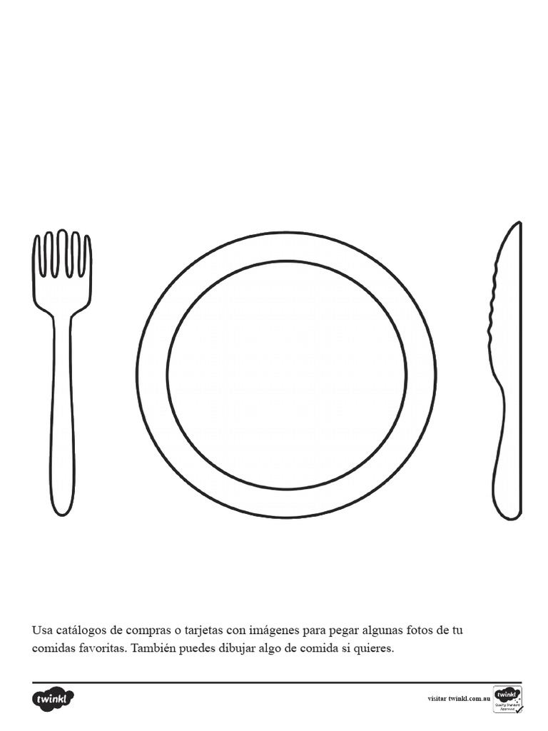 Actividades de Comida para Niños | PDF